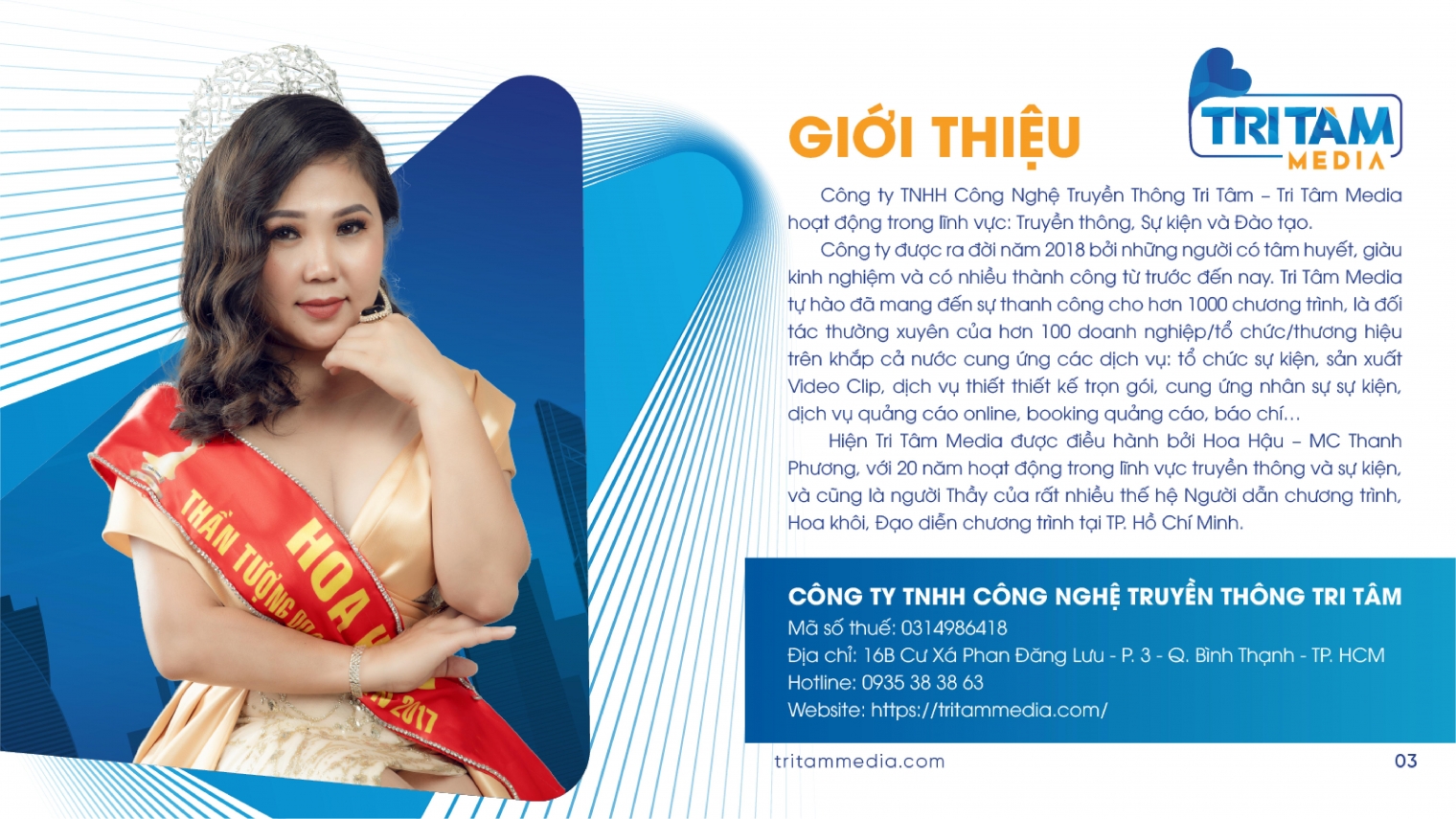 GIỚI THIỆU - Tri Tâm